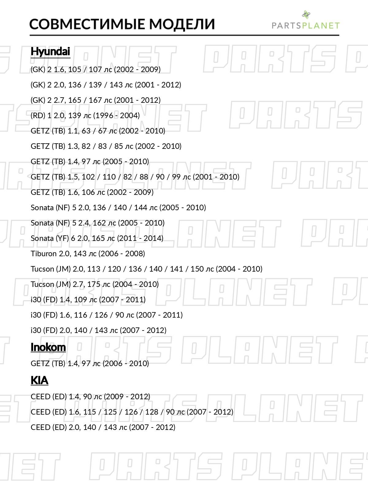 Тормозной диск, передний 2 шт для Хендай Гетц 2002-2010, Соната 5 2005-2010, 6 2011-2014, Туксон 2004-2010, КИА Сид 2009-2012 OEM 517121C000 517121C100 517121C300 арт JBD0016