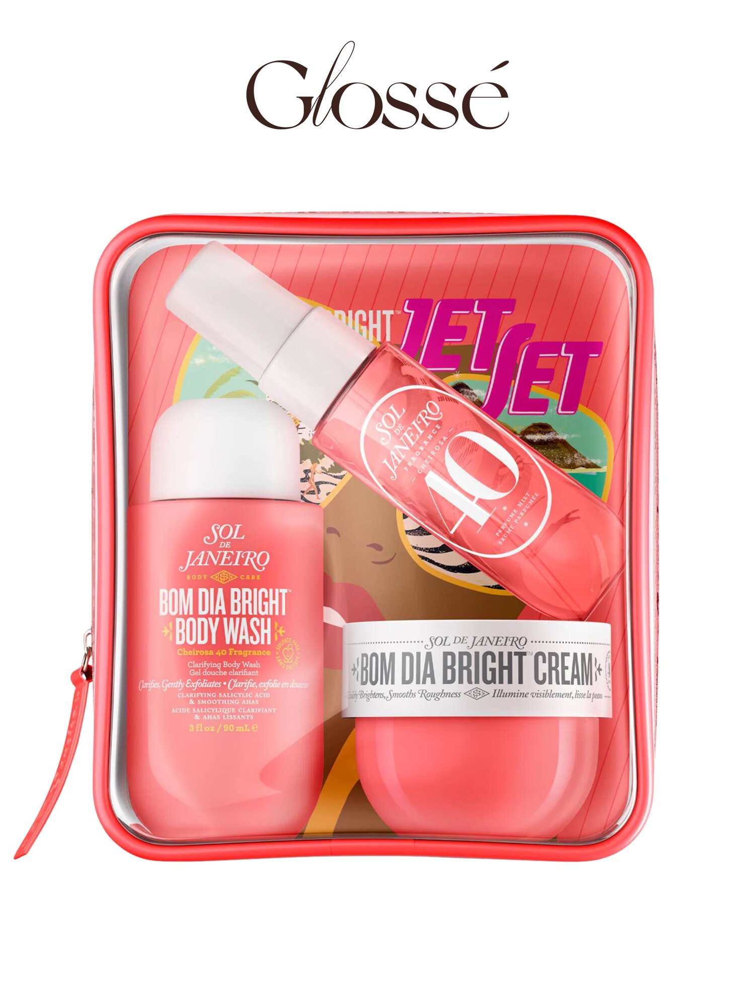 Sol de Janeiro Набор для ухода за телом из трех средств Bom Dia Bright 40 Jet Set