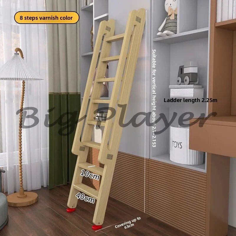 Деревянная лестница для дома Ladder length 2.25 m