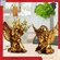 Золотая статуэтка ангела, высота 9.5 см, декор для дома, смола, золотистый цвет