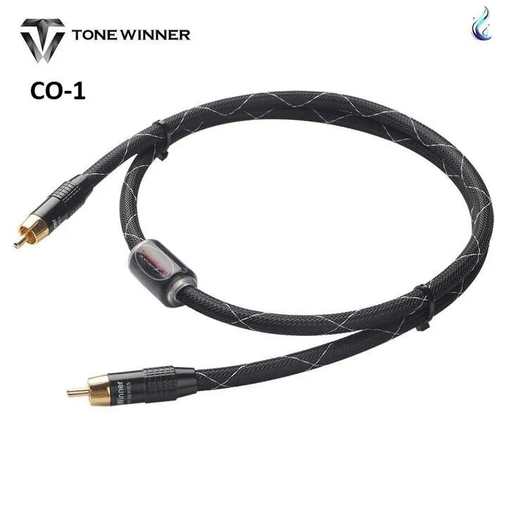 Аудиокабель TONE WINNER CO-1 для аудио и телевизионной техники черный медный