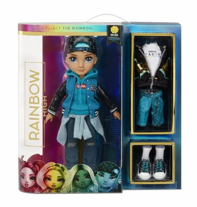 Кукла мальчик рейнбоу хай Ривер Кендал