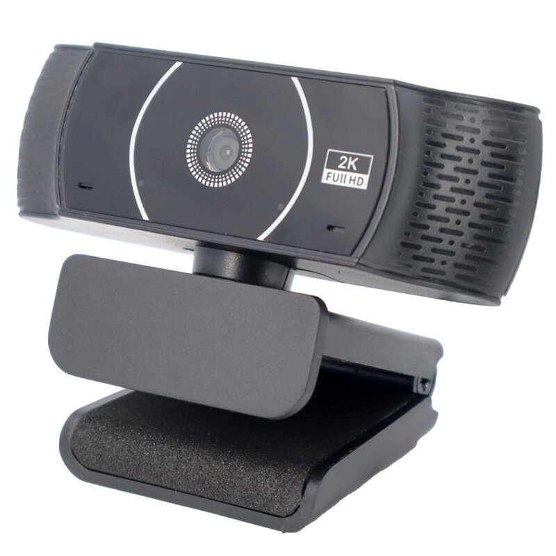 Веб-камера B08 2K Full HD USB со встроенным микрофоном для ПК, ноутбука, видеоконференций и стриминга