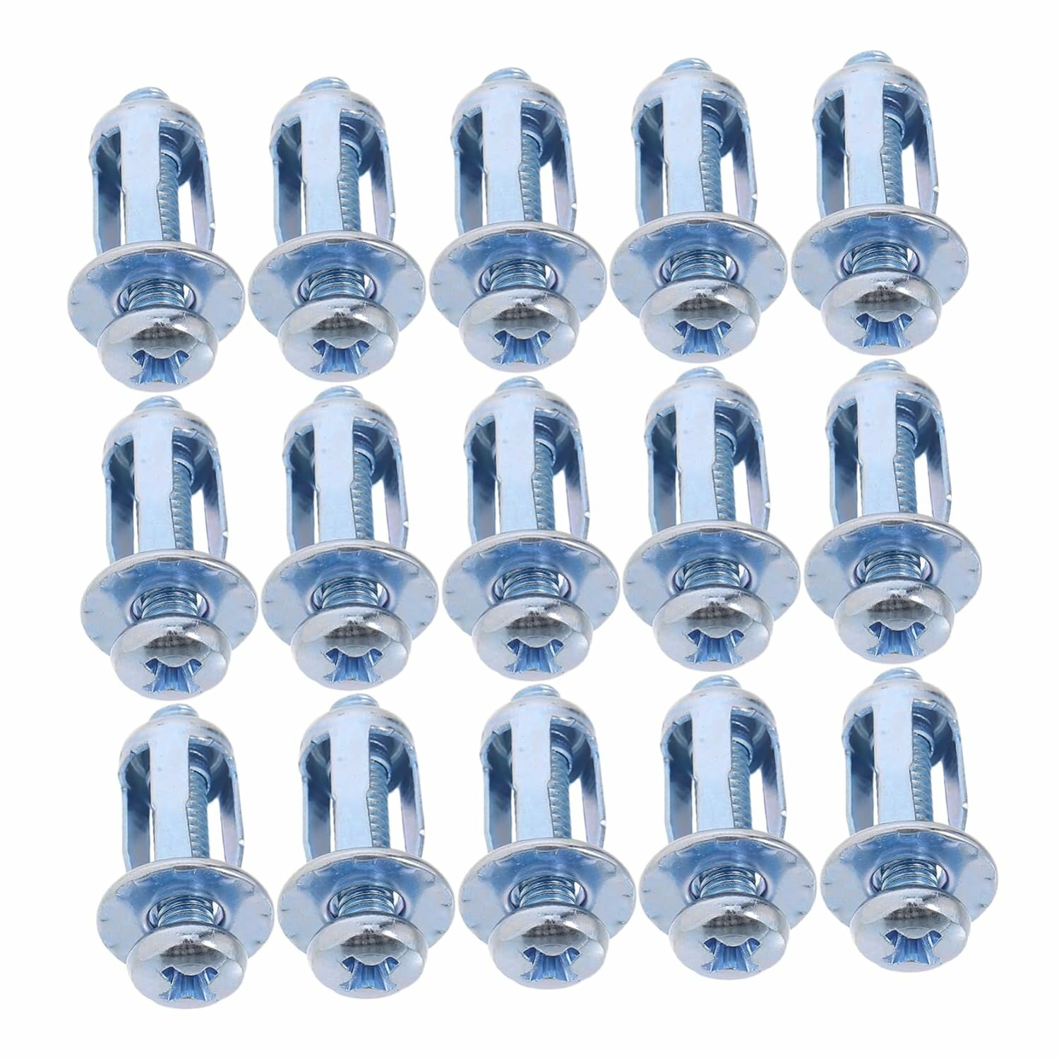 40 шт. оцинкованных расширительных винтов с лепестковыми гайками для надежного крепления полых стен и механического прои