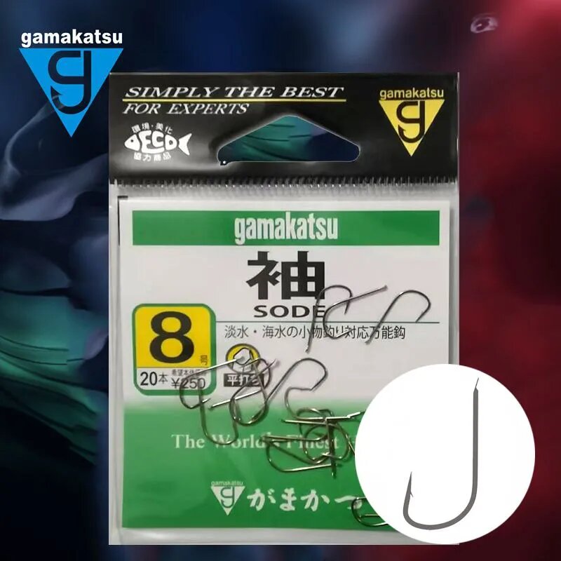 Gamakatsu Крючок рыболовный, вес 1 шт:0.1 г