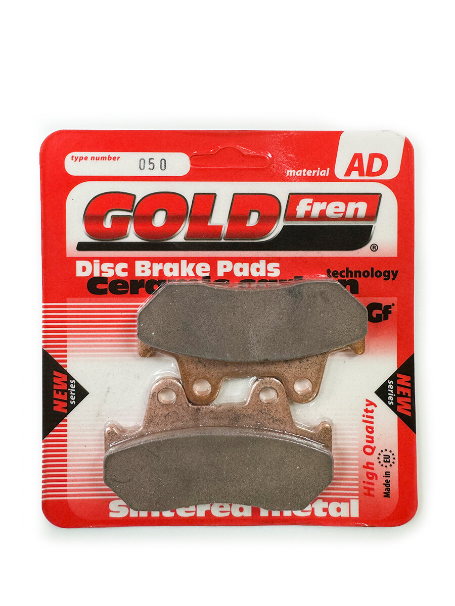 Колодки тормозные GOLDfren 050 AD кросс TRW MCB512, SBS 542, EBC FA 69, Ferodo FDB 244 оригинал