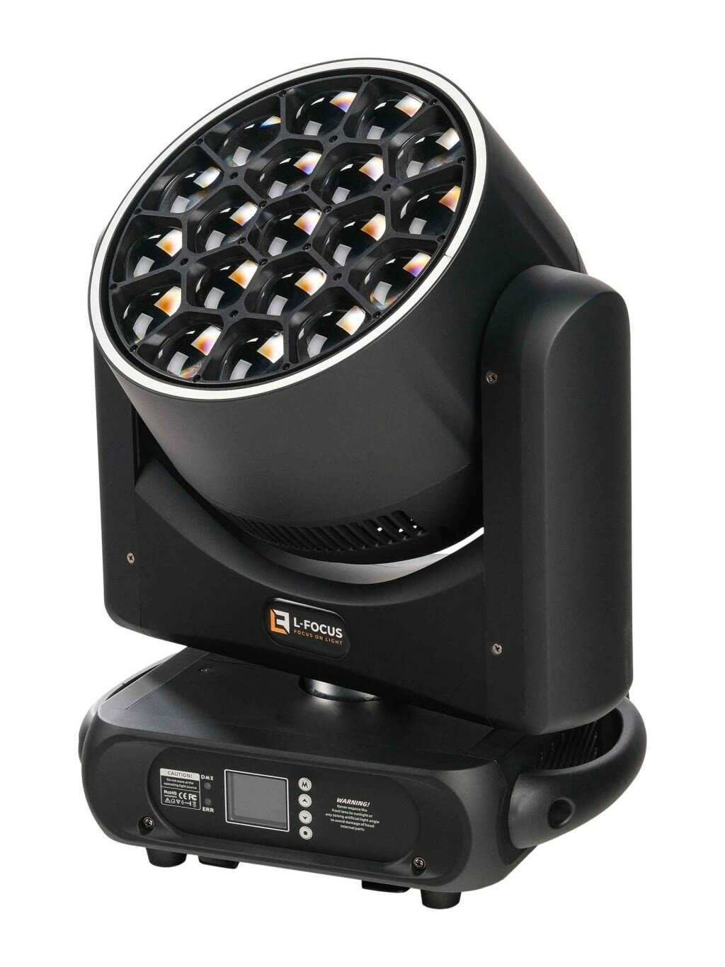 Lfocus FO-1940FN Моторизованная световая "голова" RGBW, IP20, 19х40Вт+48х0.2Вт