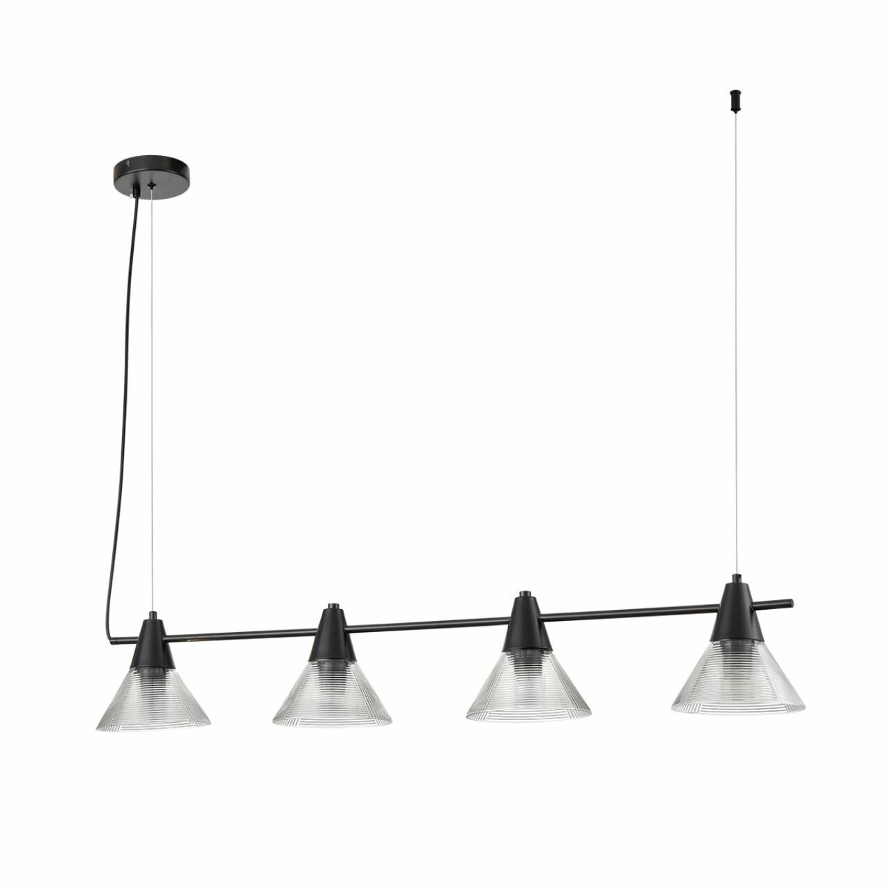 Светильник потолочный подвесной LUMION 6595/4A CORNE, Е27, 4х60Вт