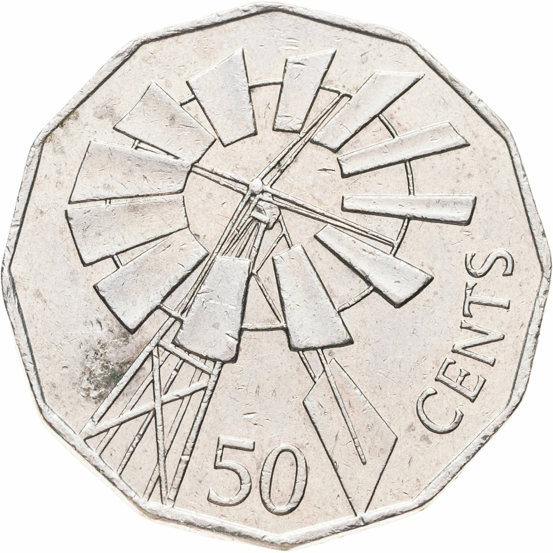 Австралия 50 центов cents 2002 Год отдаленных районов Австралии, Мельхиор медь-никель, в сохранности VF