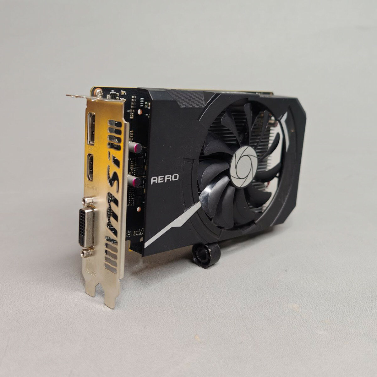 Видеокарта 4Gb MSI GeForce GTX 1050 Ti AERO ITX 4G OCV1