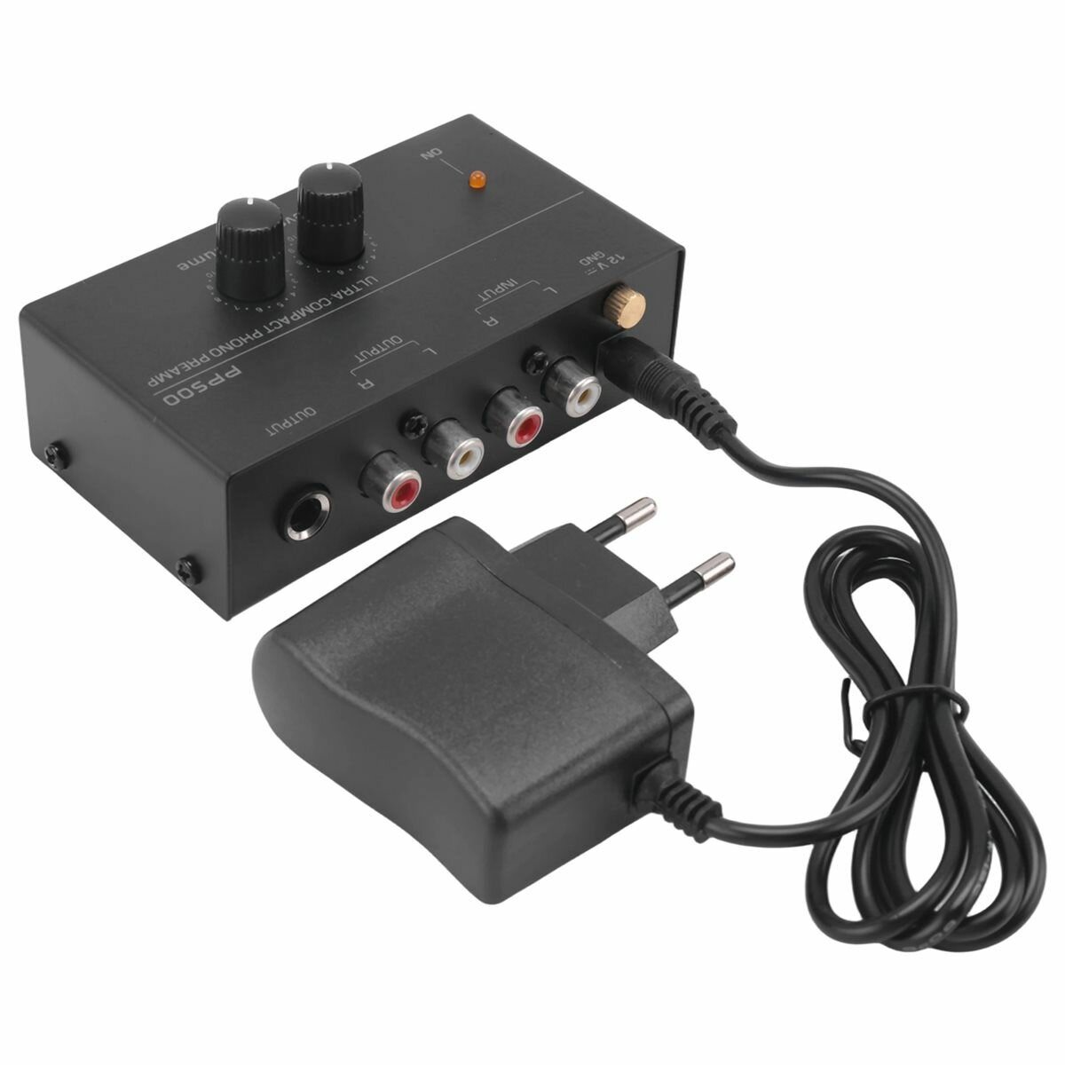 PP500 Ультракомпактный предусилитель-фонокорректор с вилкой ЕС