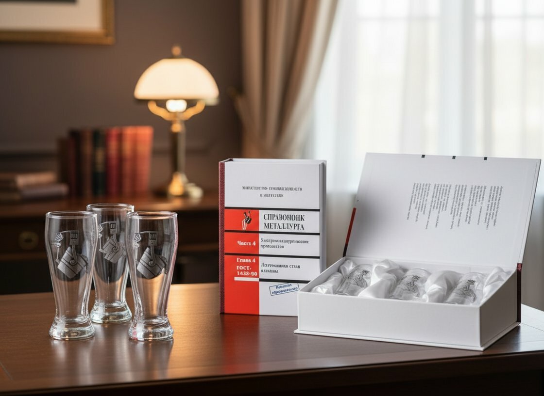 Набор стопок для водки Справочник металлурга