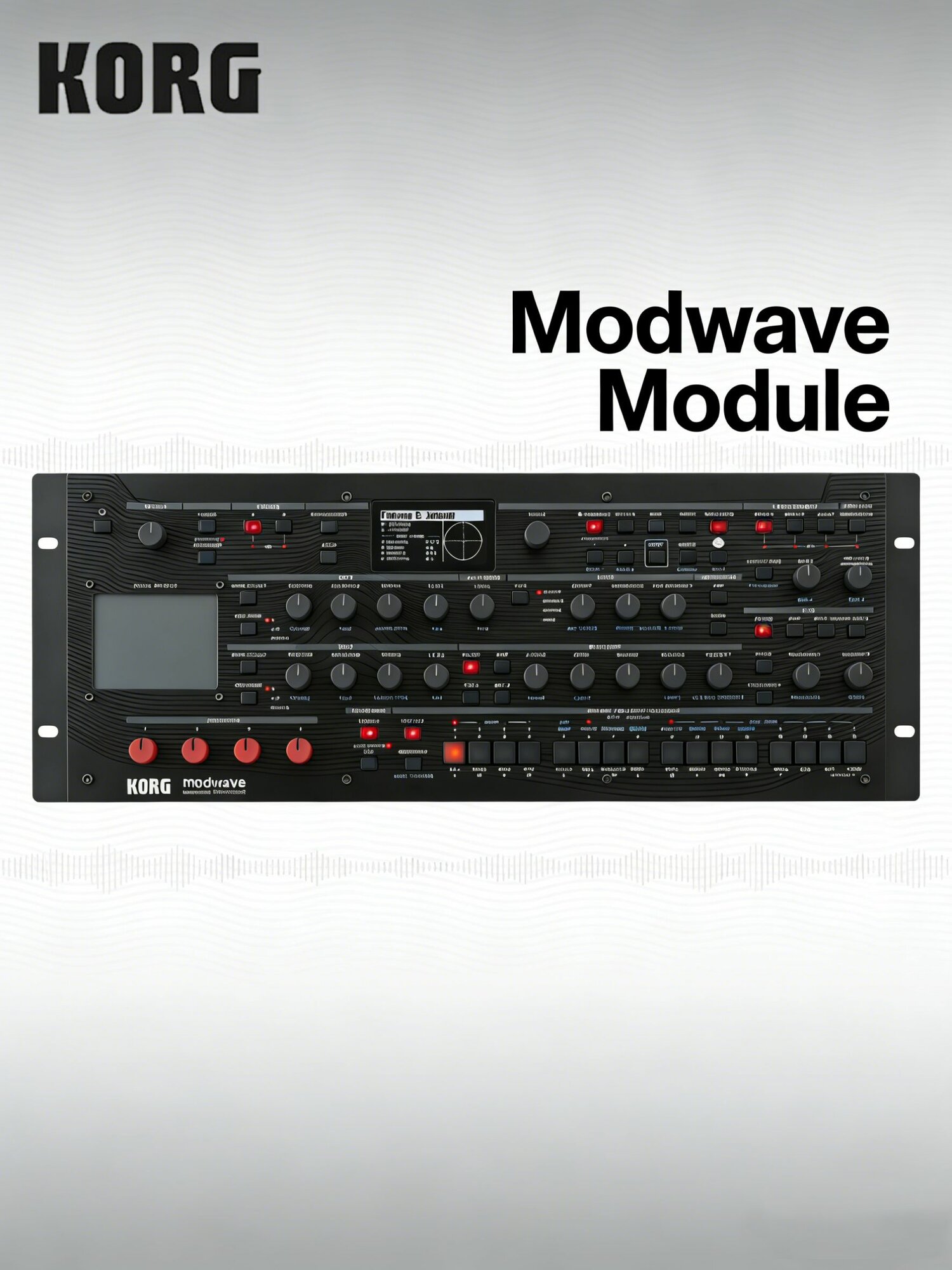 Модульный синтезатор Korg Modwave Module, 60 голосов, волновые таблицы, для студии