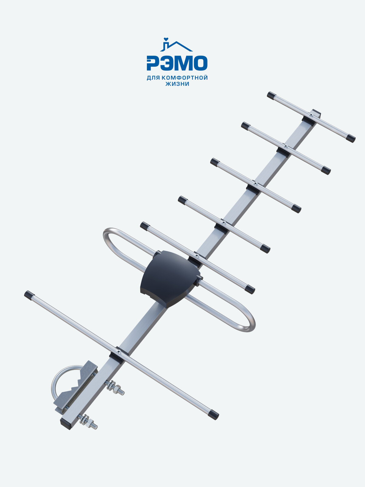 Телевизионная антенна BAS-1156-Р SPRINT 7 пассивная, уличная, кабель 10 метров