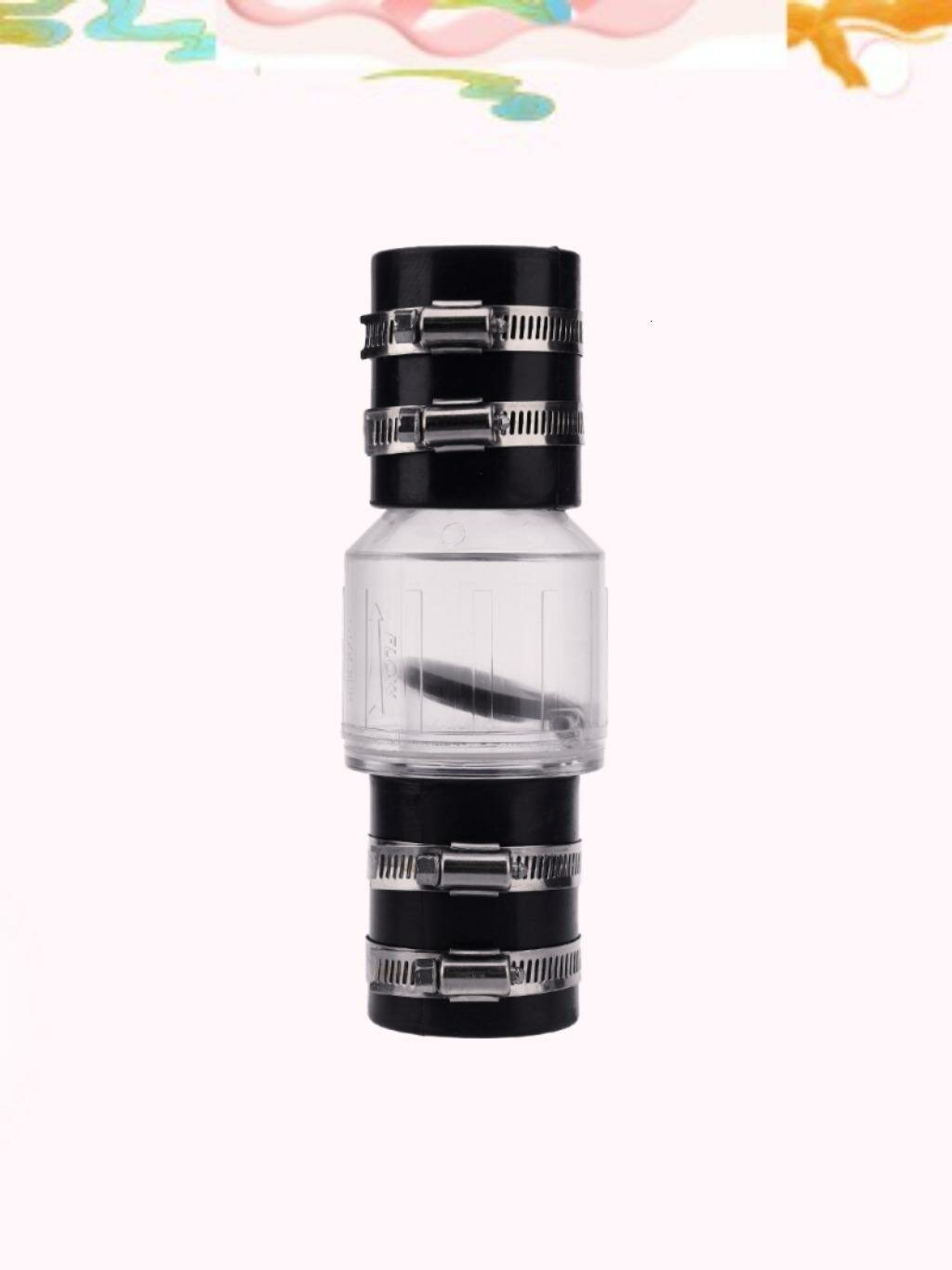 Тихие обратные клапаны для дренажных насосов, Бесшумные обратные клапаны для дренажных насосов Запасная пружинная заслонка для предотвращения обратного потока Бесшумные обратные клапаны с зажимами из нержавеющей стали