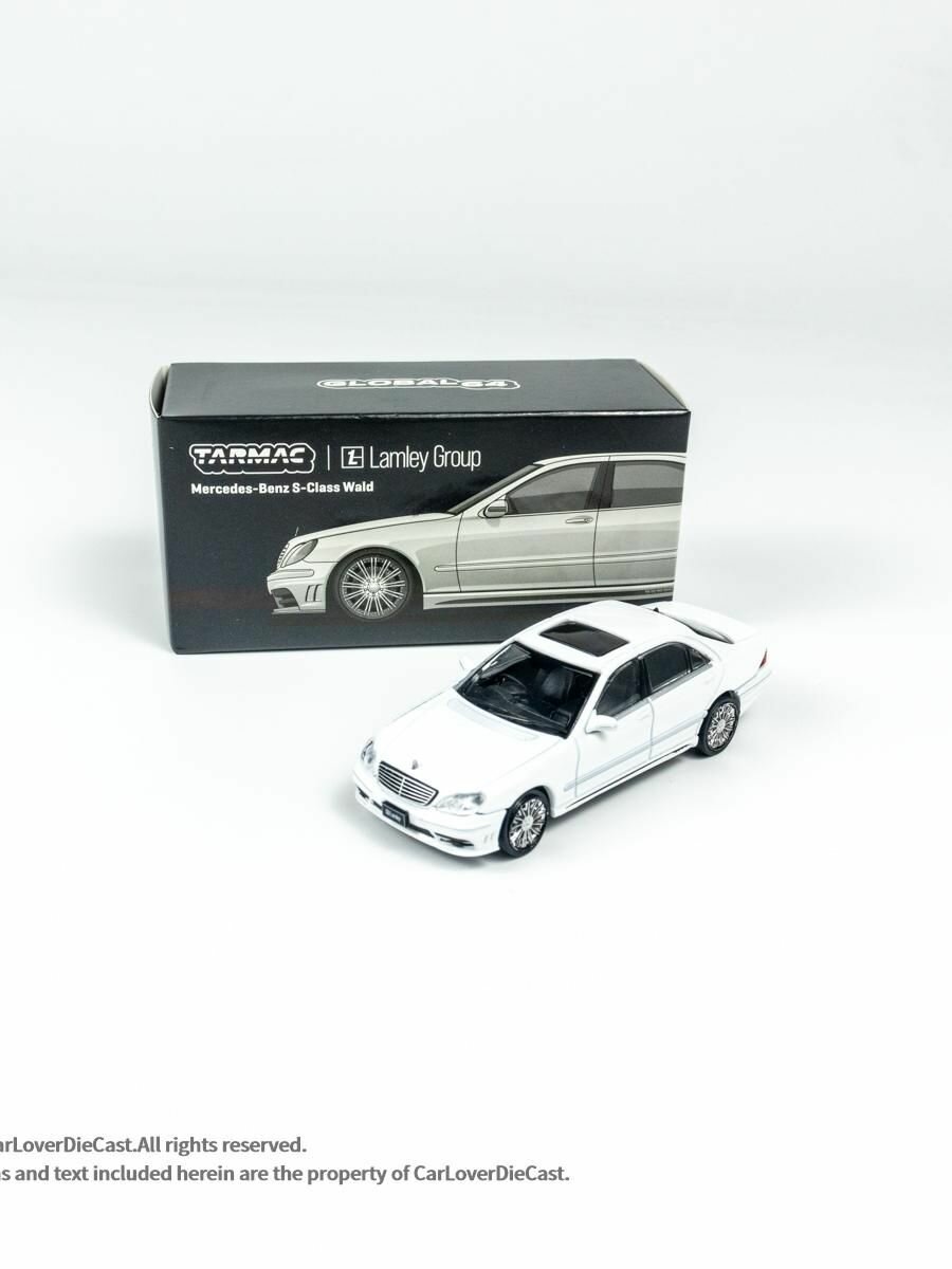 Машинка Tarmac Works TW 1/64 Mercedes-Benz S-Class Wald Alabaster White Die-cast Alloy Car Model Collection Display Gift
