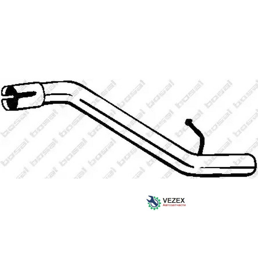 BOSAL 750-203 Глушитель (средняя часть)