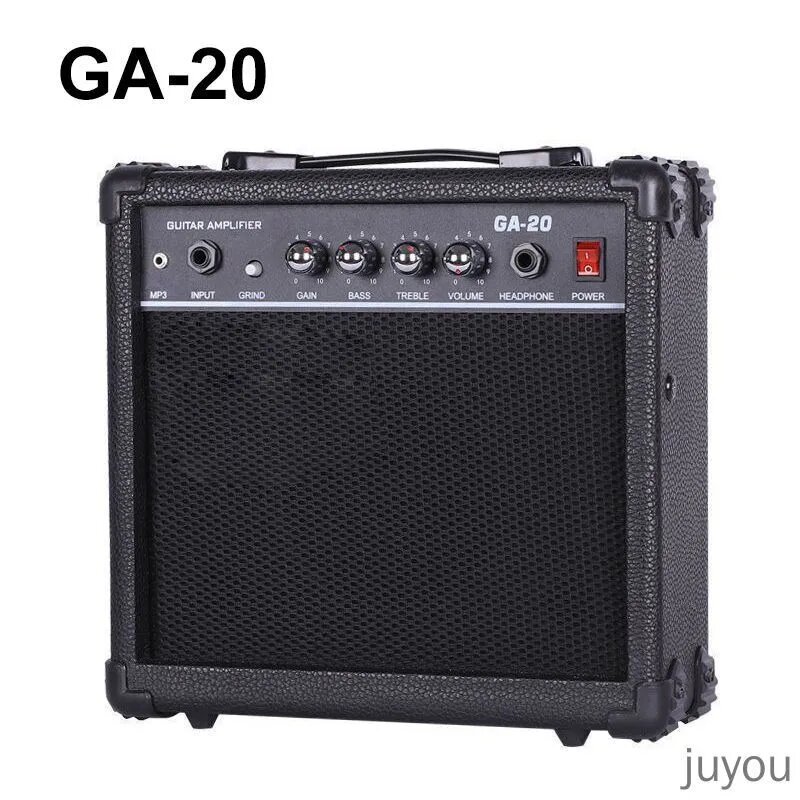 GA-20 Комбоусилитель Для Электрогитары Черный матовый 20 Вт