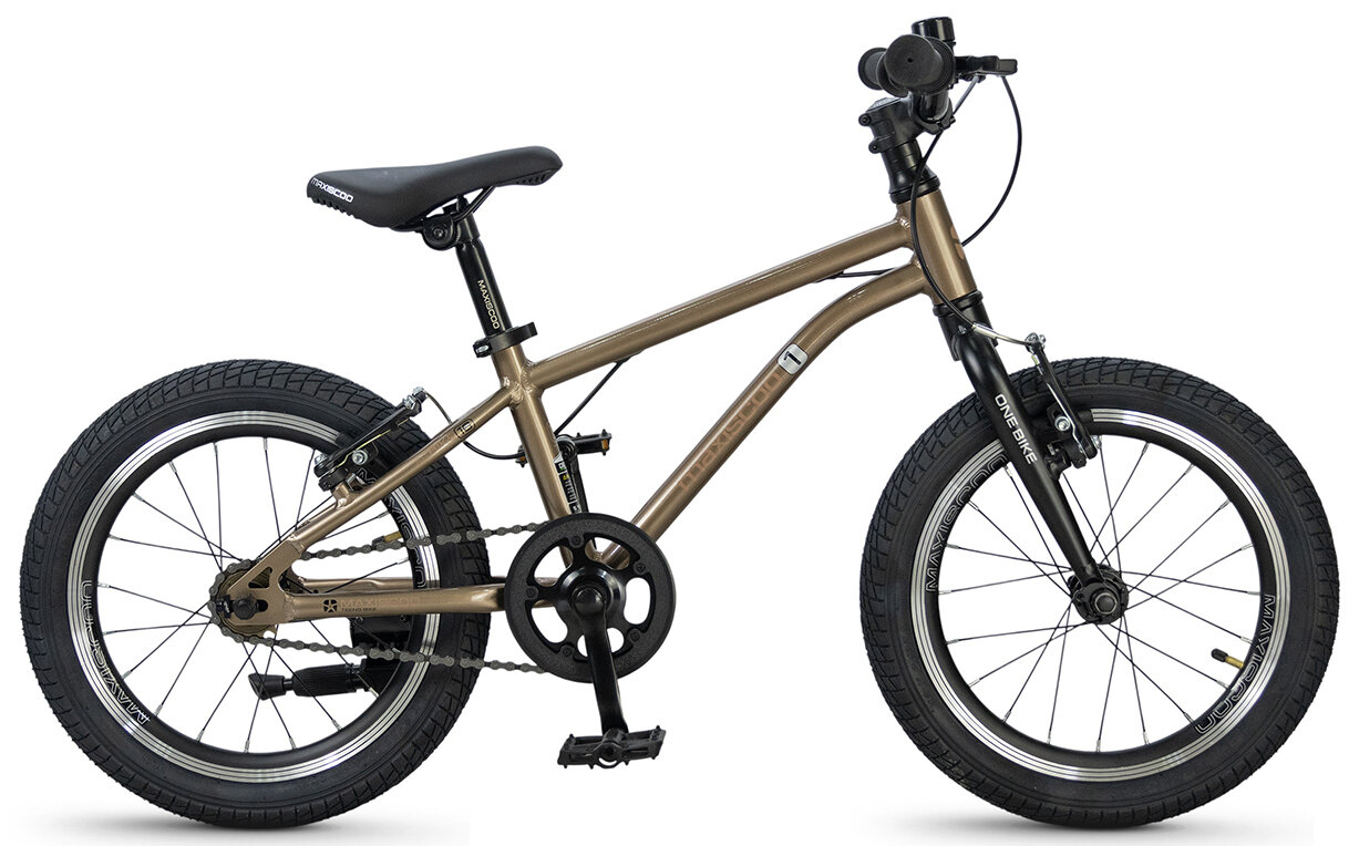 Детский велосипед Maxiscoo 1Bike 16' (2026) 16 Бронзовый (100-115 см)