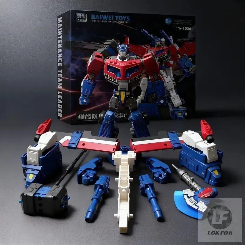 Трансформер TW-1036 Анимация-Оптимус Прайм /Optimus Prime - лидер ремонтной бригады :18cm, Деформация два в одном, Роботы, Подарок мальчику, подарок коллекционеру