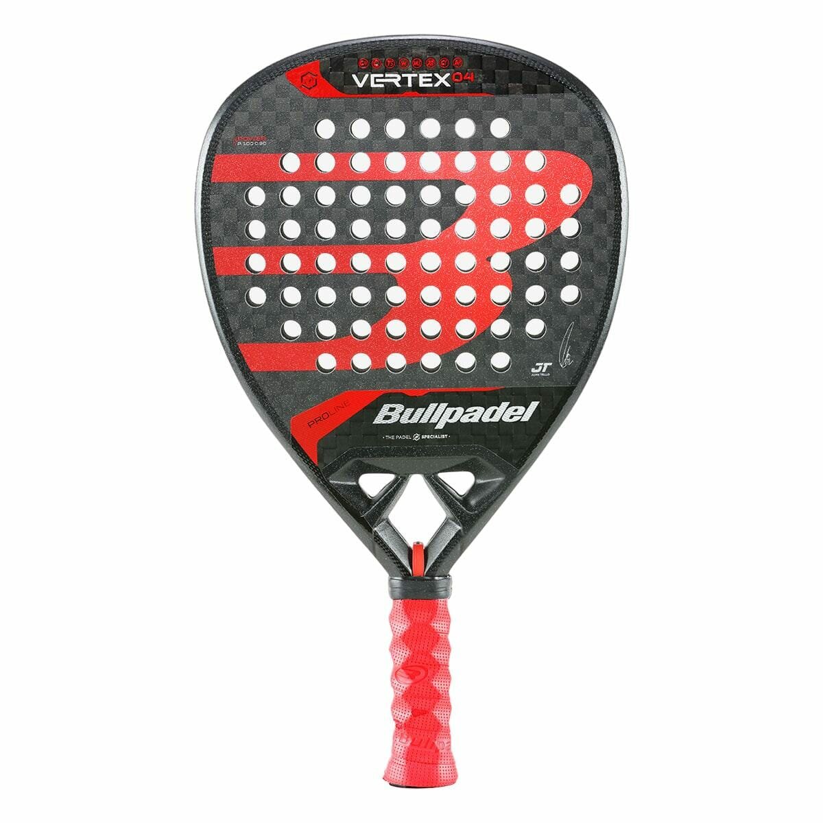 DECATHLON ракетка для падел тенниса Bullpadel Vertex 04 2024, красный/черный