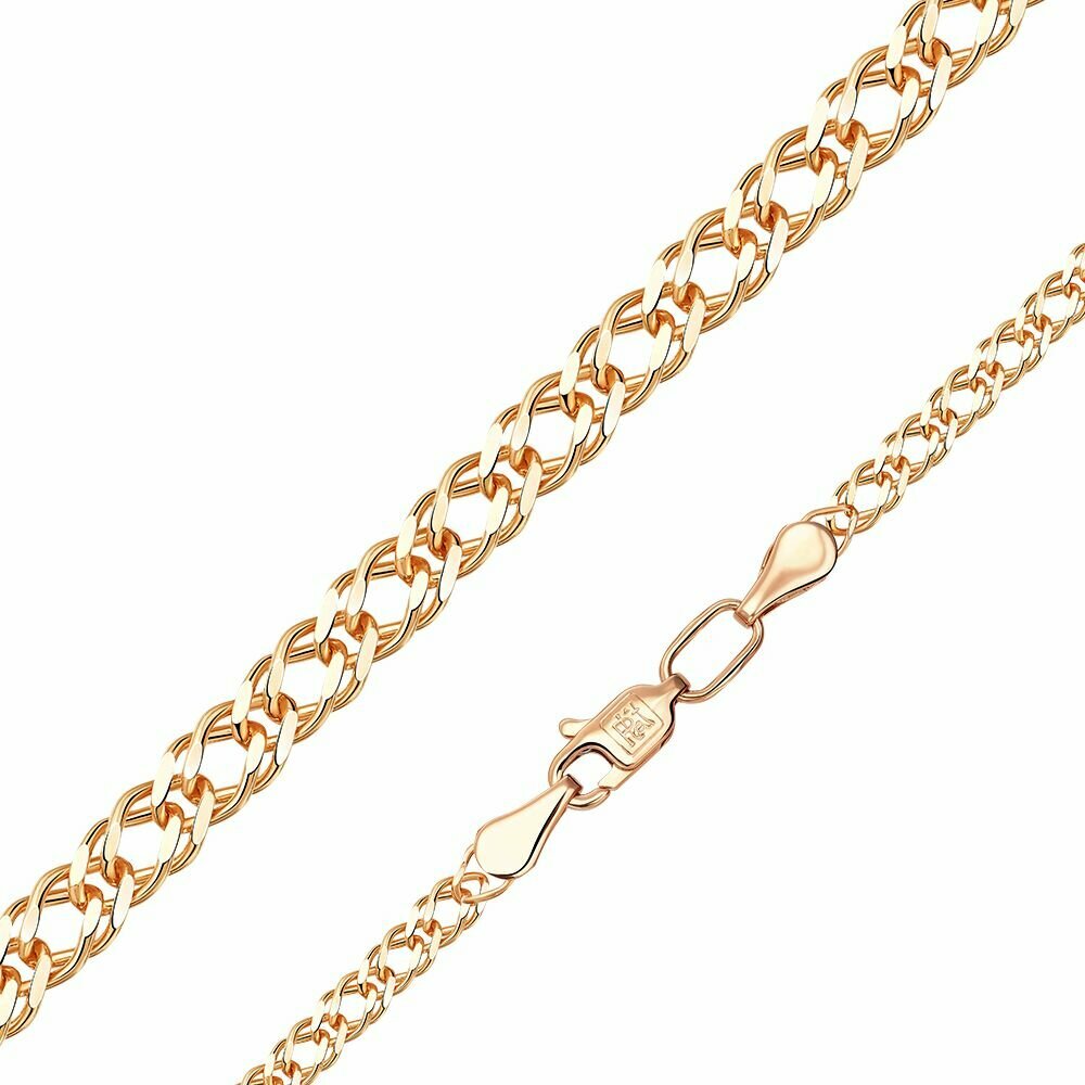 Цепь красное золото, 585 проба