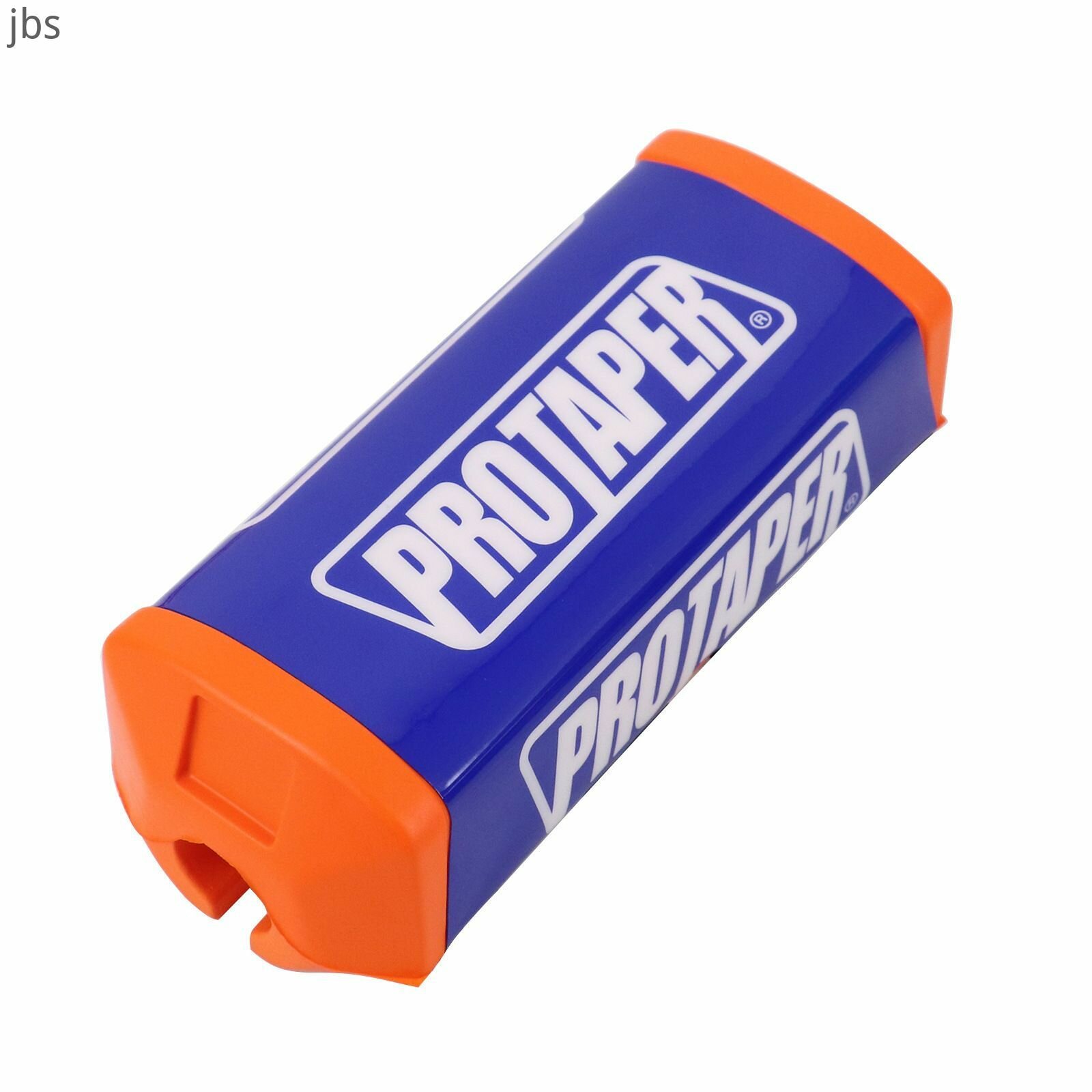 Накладка на руль ProTaper квадратная для питбайков и эндуро — защита руля, чёрная/сине-оранжевая, 1 шт.