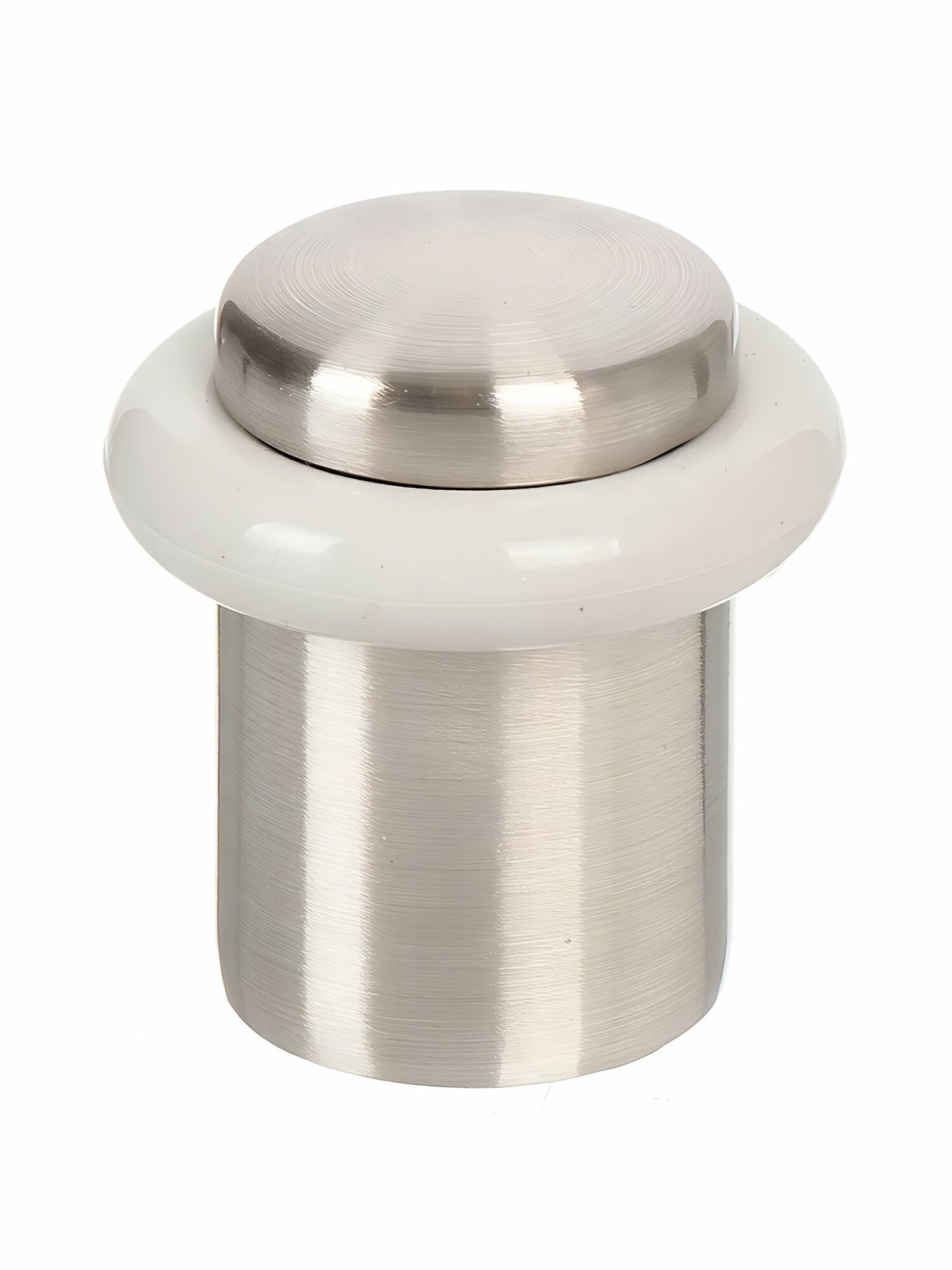 Упор дверной Apecs, DS-0013-NIS, напольный, матовый никель, 14414