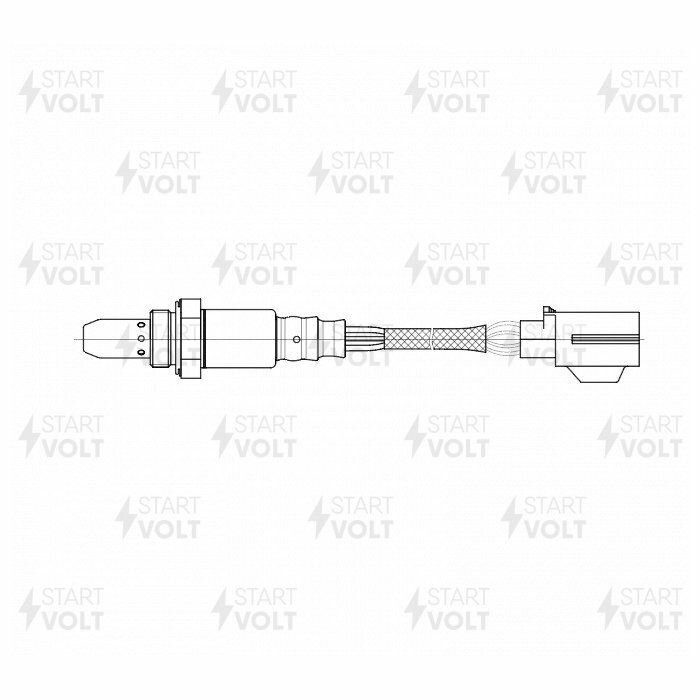 STARTVOLT датчик кислорода GEELY TUGELLA (19-) 2.0T до катализатора VSOS3015