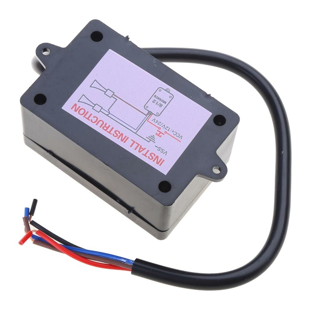 Контроллер автомобильного клаксона, 12 звуков