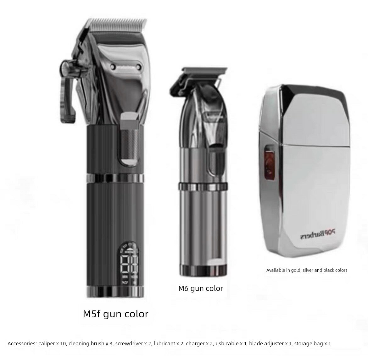 Acome M5 Hair Clipper Professional Barber Shop Oil Head Gradient Hair Clipper Hairstylist Special Electric Clipper