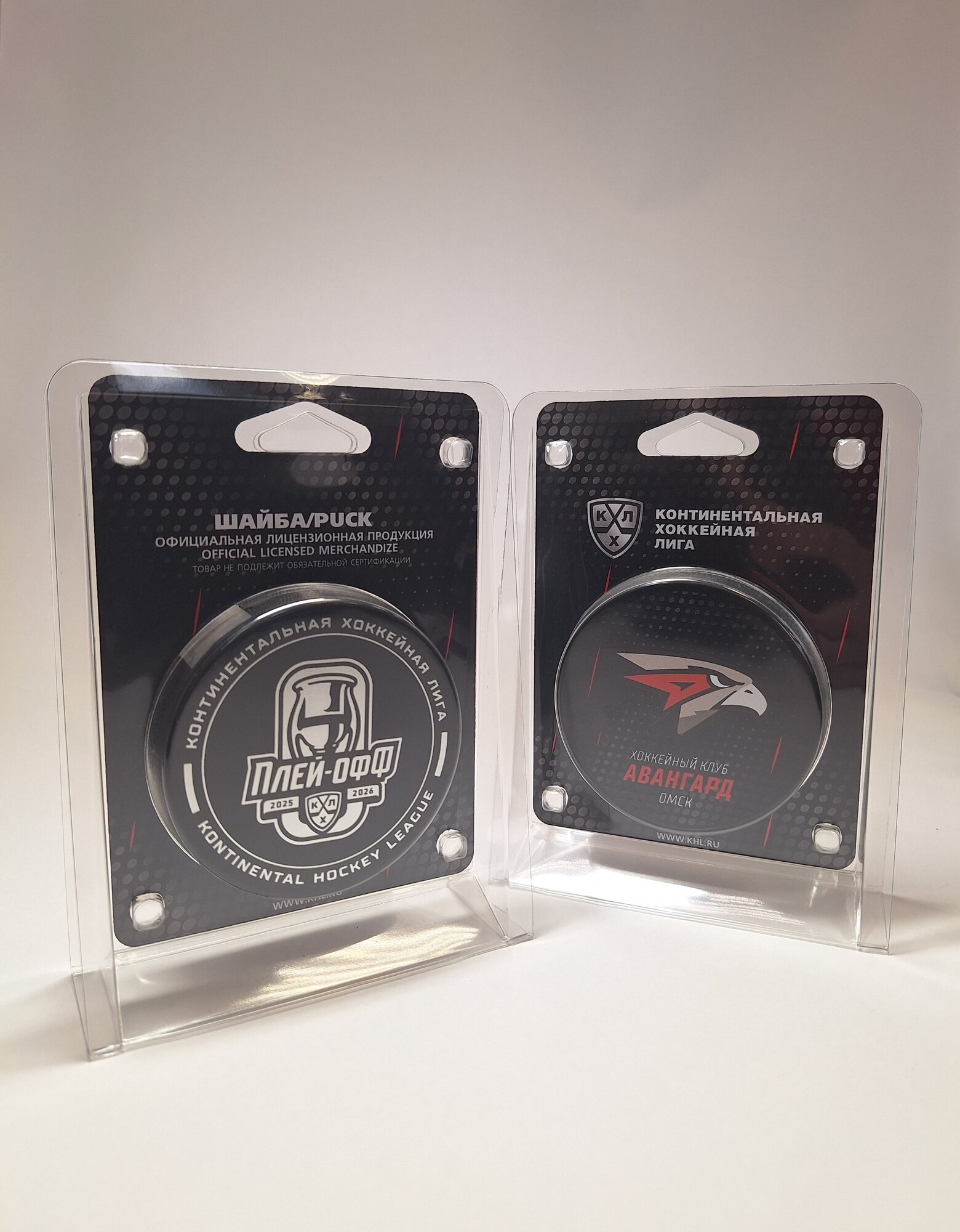 Шайба хоккейная "ExpoState - OFFICIAL" (КХЛ Плей-Офф - ХК Авангард 2025-26)