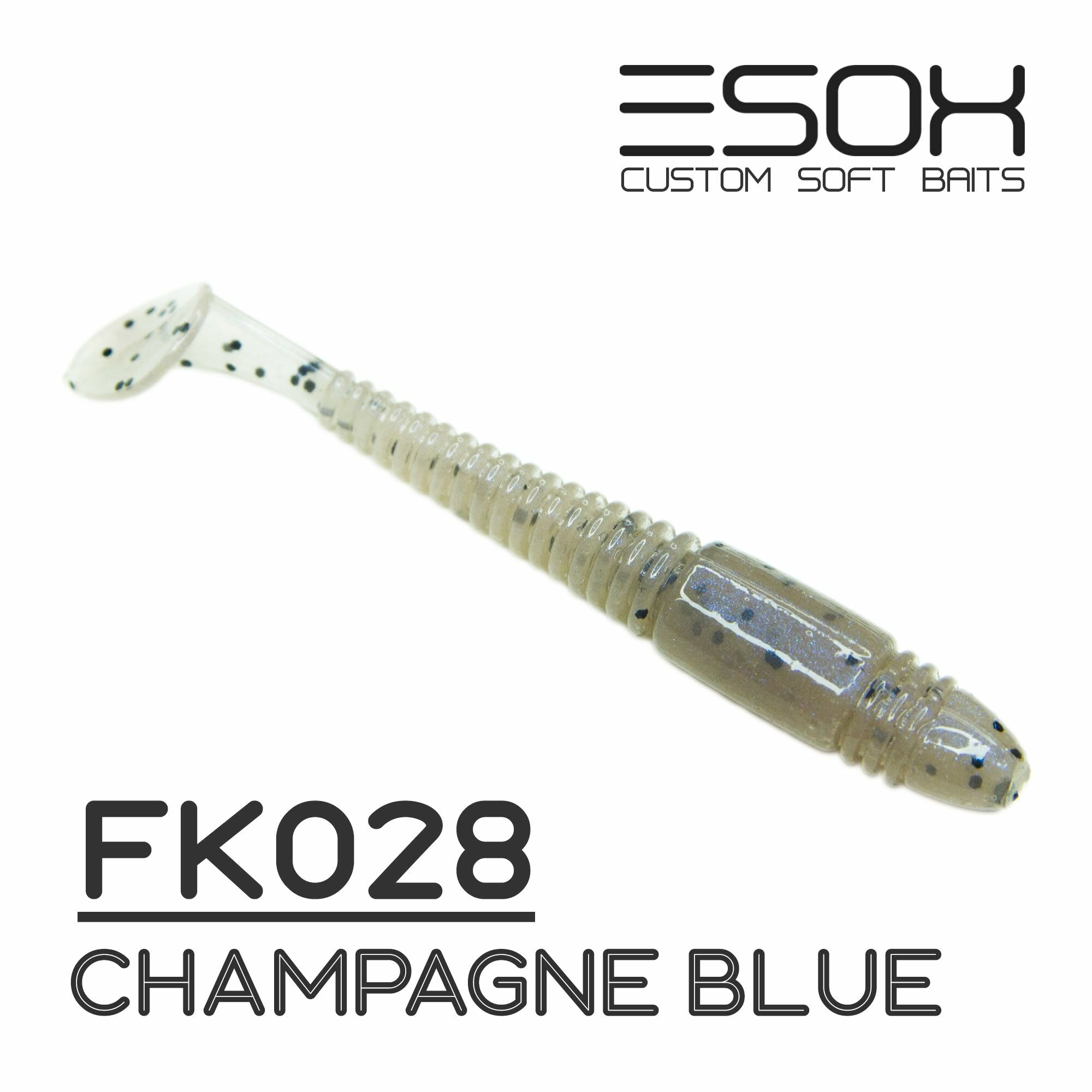 ESOX Tiga 2" (53мм) 10 шт. / Мягкая приманка для рыбалки