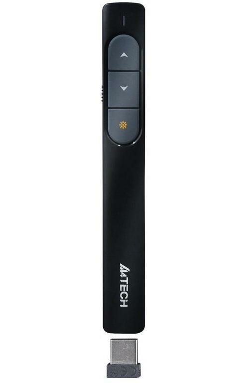 Презентер A4TECH LP15 черный беспроводной USB LP15 BLACK
