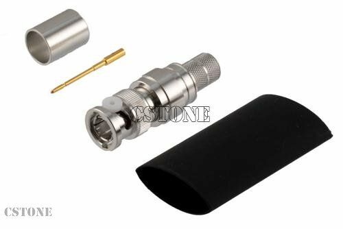 75 Ohm BNC штыревой разъём обжим крепление для LMR-400-75, LMR-400-75-DB, LMR-400-75-FR кабель