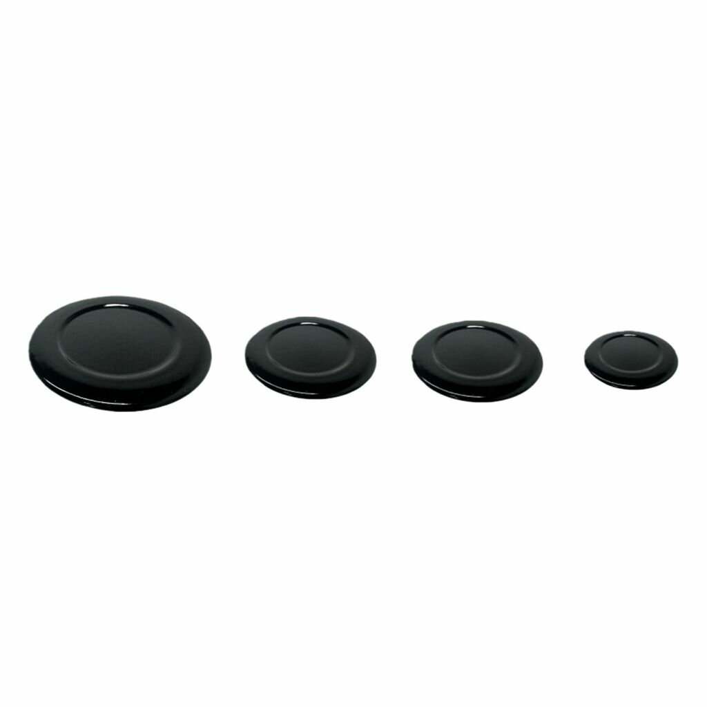 1 комплект из 4 конфорок Sabaf SABAF из 4 предметов с противопожарной крышкой-яркая вогнутая поверхность