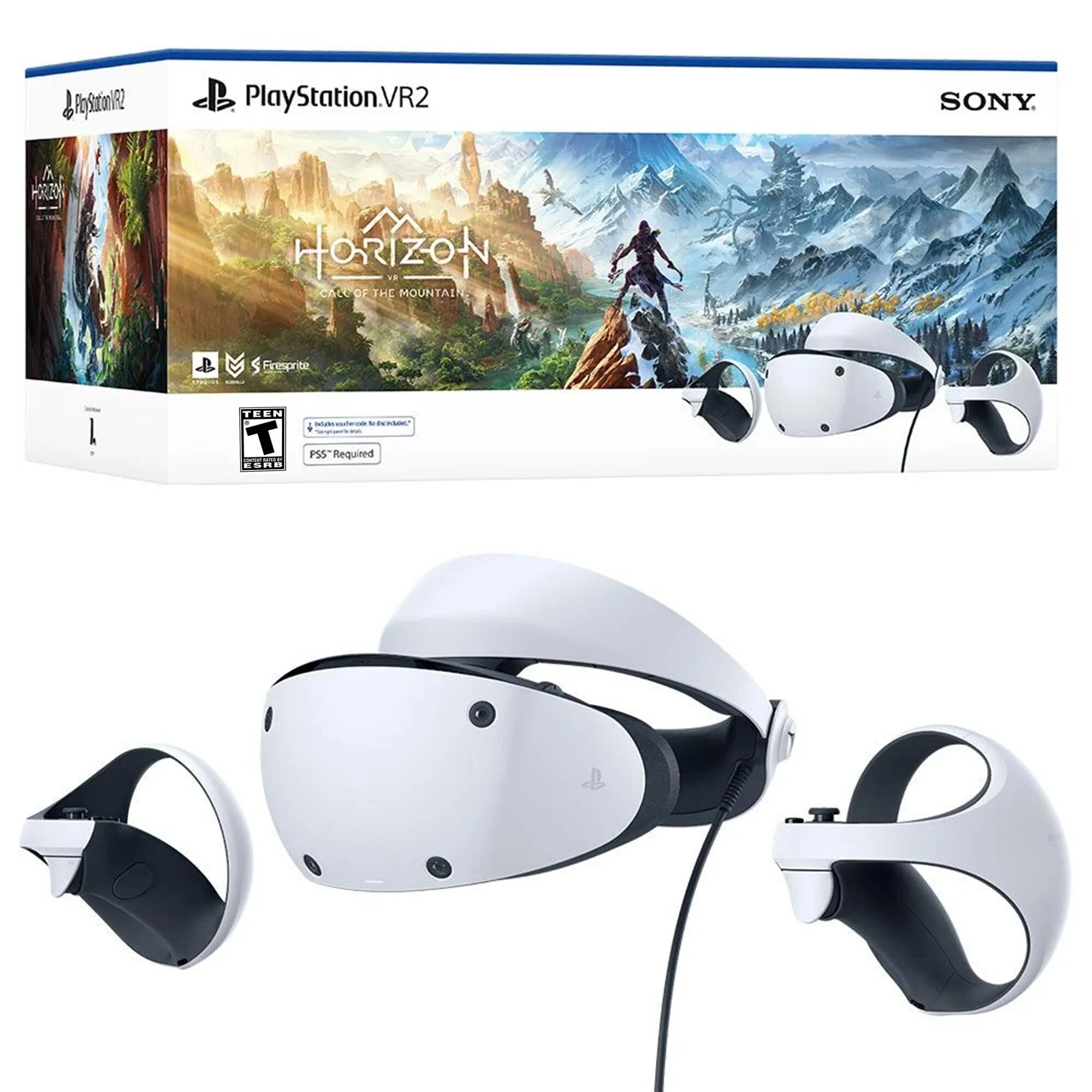 Шлем виртуальной реальности Sony PlayStation VR2, 120 Гц, 4K HDR, для PS5, официальная версия