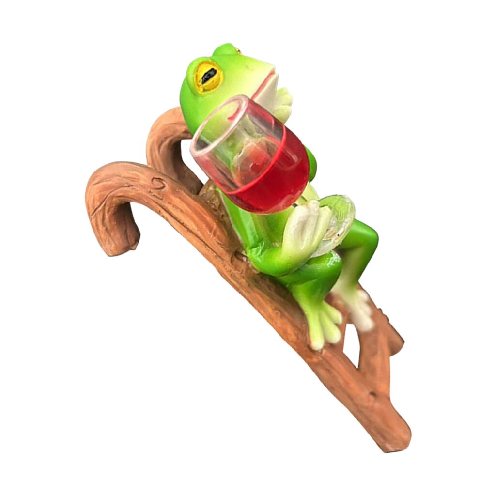 Лягушка взбирается по лестнице украшения цветочный горшок кулон терраса сад внутренний двор балкон настенное украшение ландшафтного дизайна