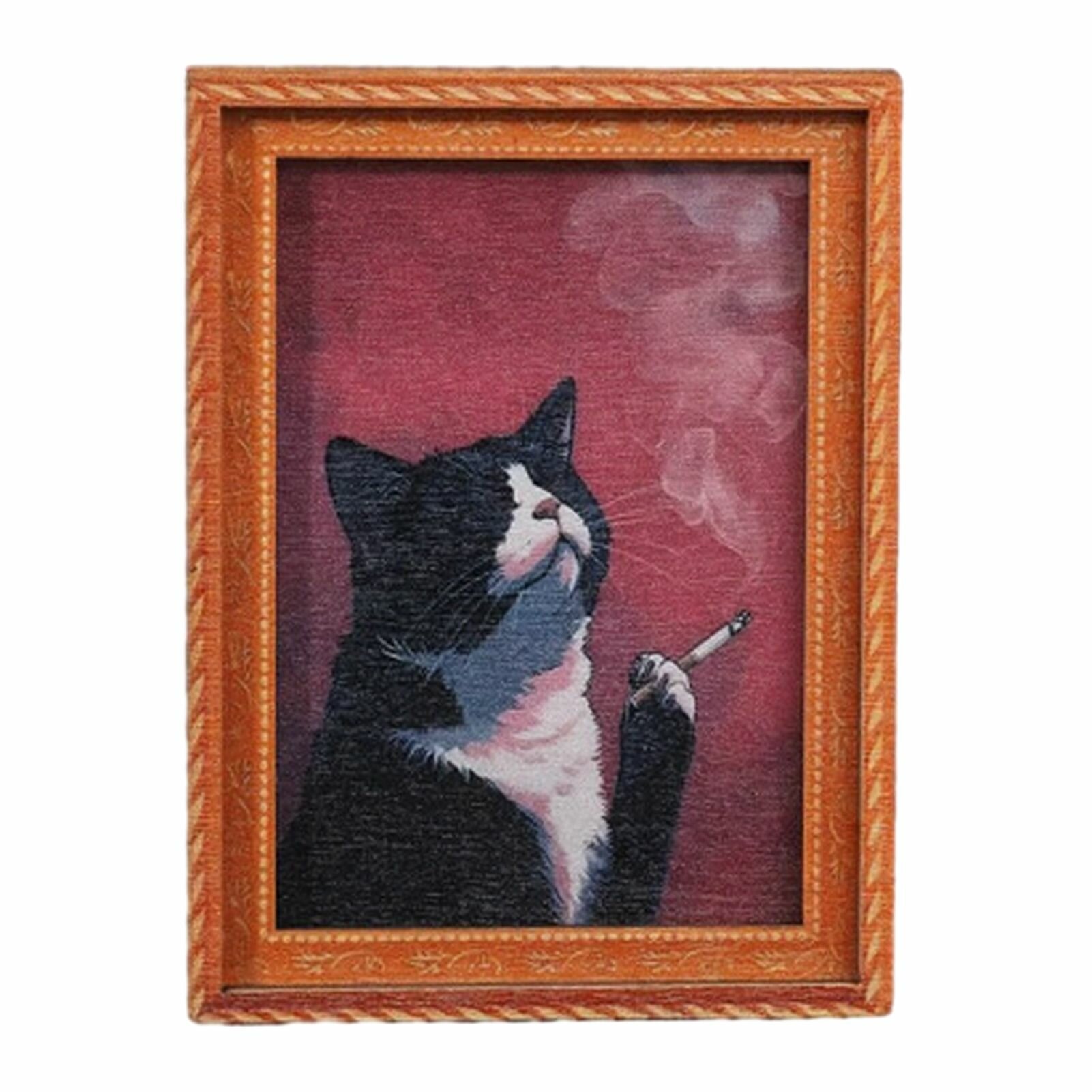 Деревянный магнит на холодильник в виде кошки, оригинальный декор для кухни