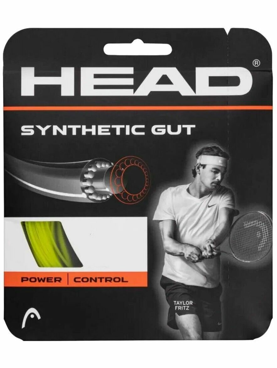 Струны для ракетки Head Synthetic Gut 100% полиэстер желтый 281111-16YW