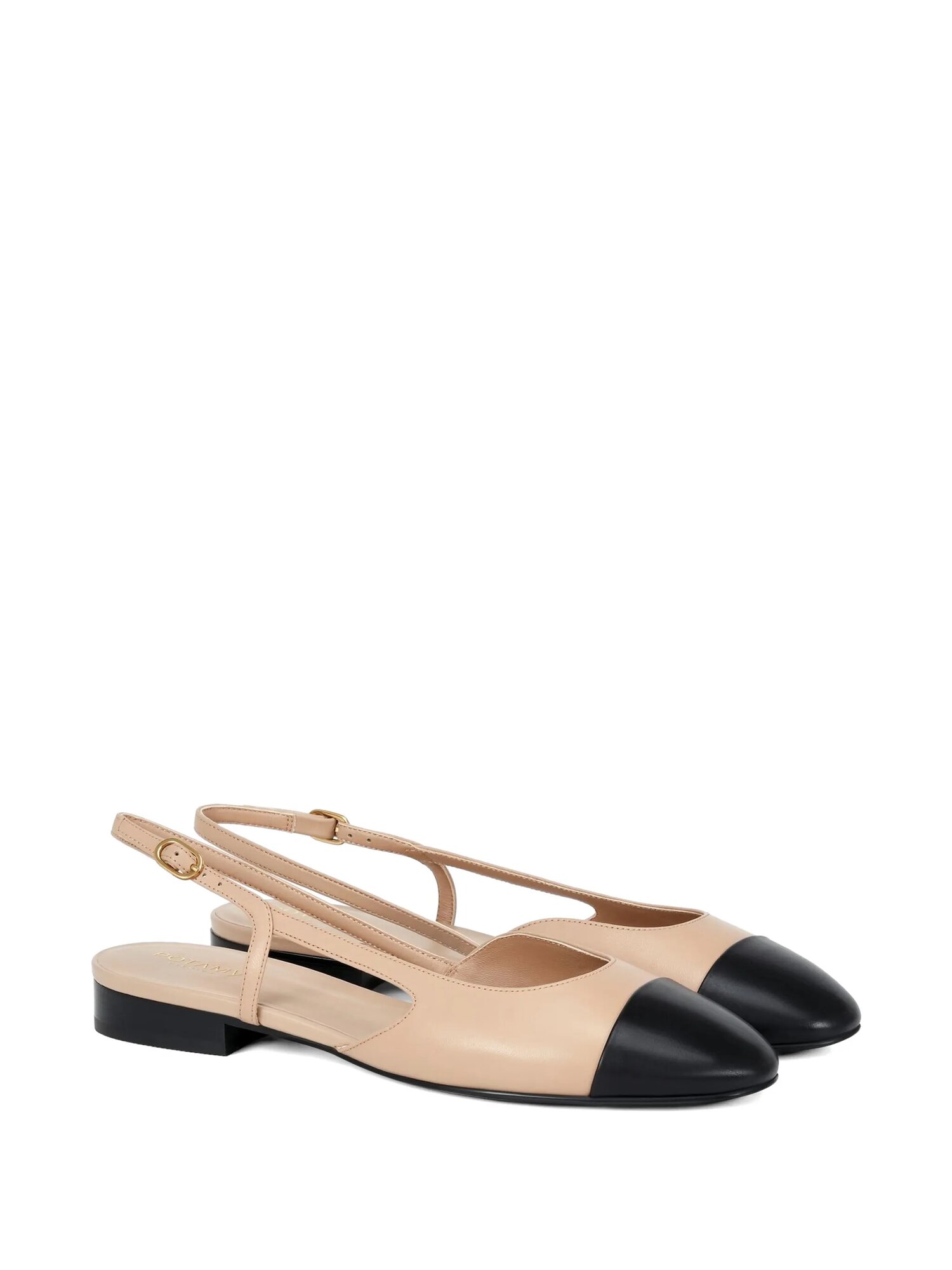 Балетки POTAMY Two-tone slingback ballet flats, размер 35 — фото 1