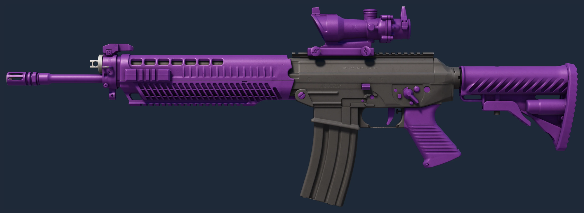 StatTrak™ SG 553 | Ультрафиолет (Поношенное) Скины CS2 с быстрой автовыдачей steam trade