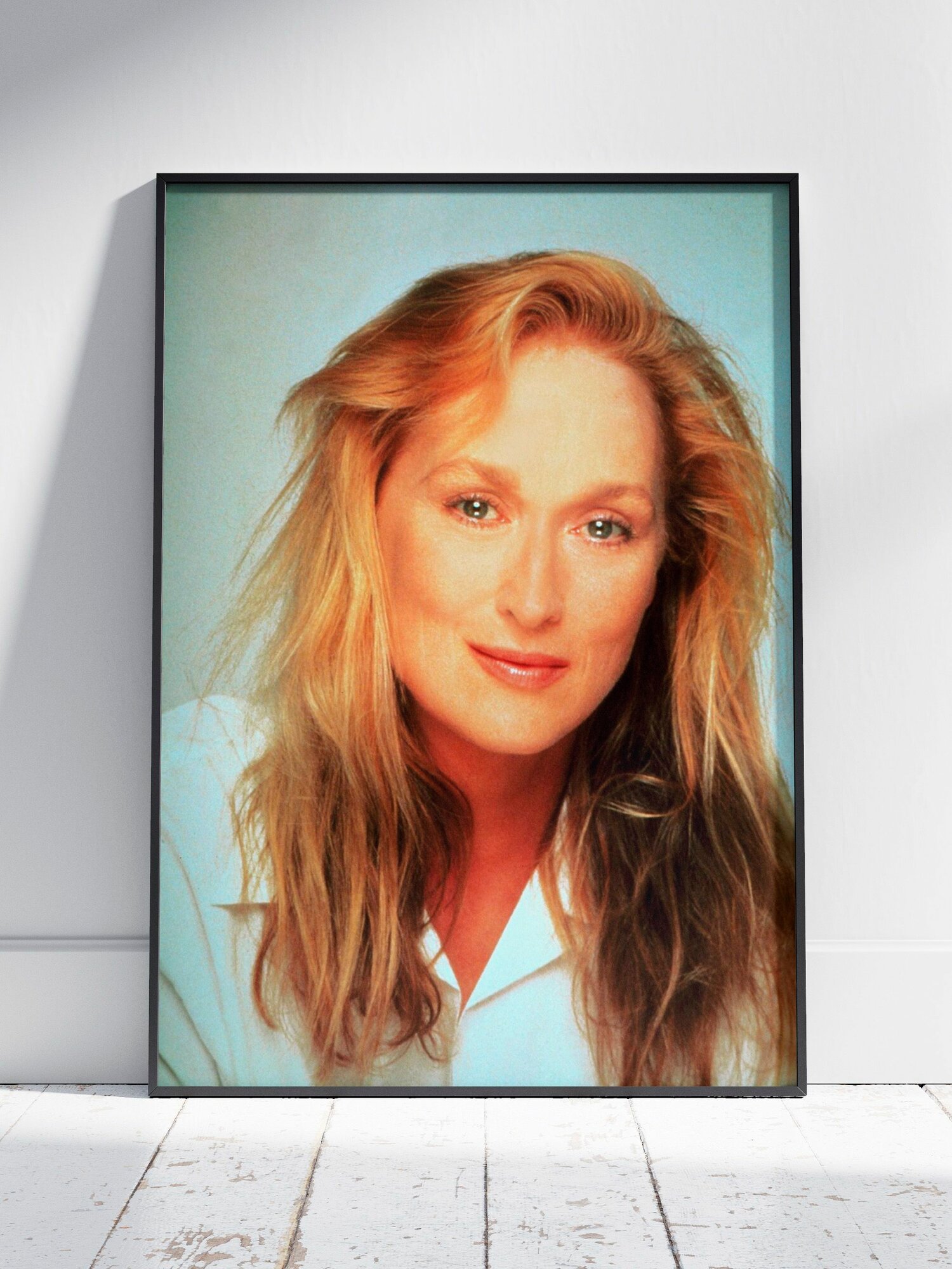 Плакат на стену для интерьера Мэрил Стрип (Meryl Streep 21) - Постер по актеру фильма, кино, сериала формата A4 (21x30 см)