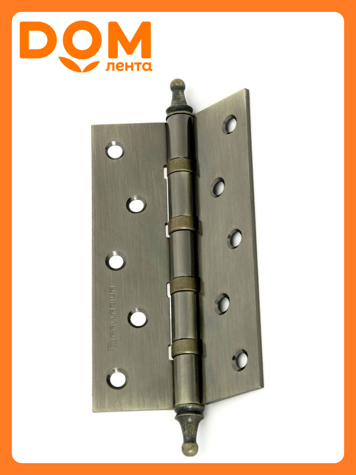 Дверная петля универсальная врезная Palladium N500AS5AB 125х75х2,5 мм бронза