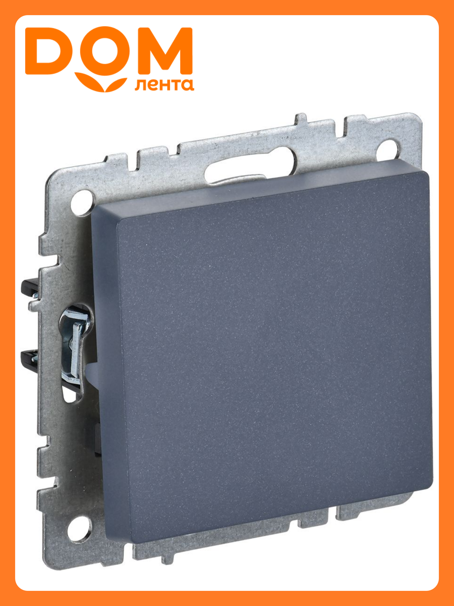 BRITE Выключатель. 1-кл. самовозвратн. 10А ВС10-1-4-БрМ мар. IEK