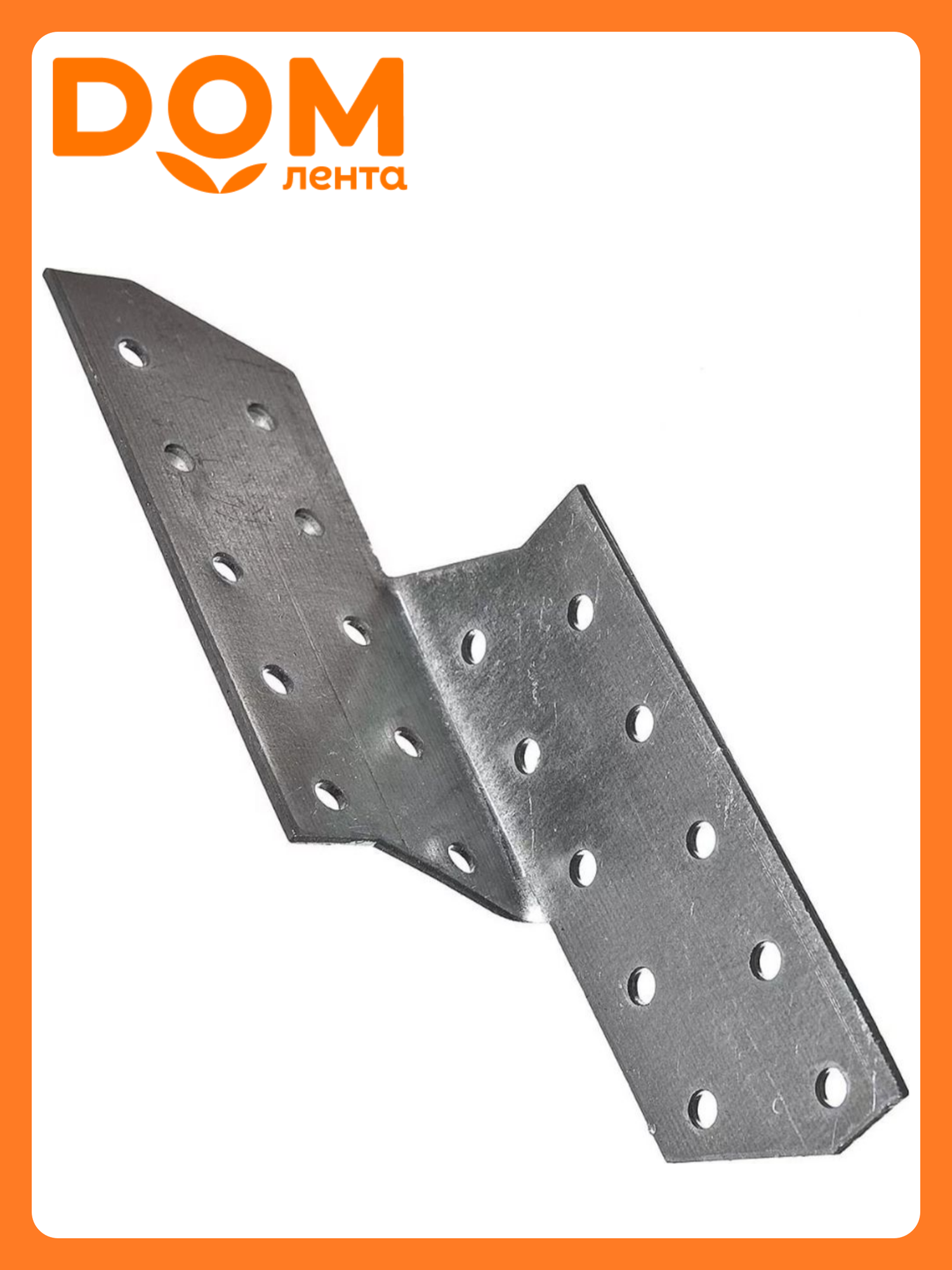 Держатель балки Tech-KREP, оцинкованный, серебристый, 40x170x40 мм