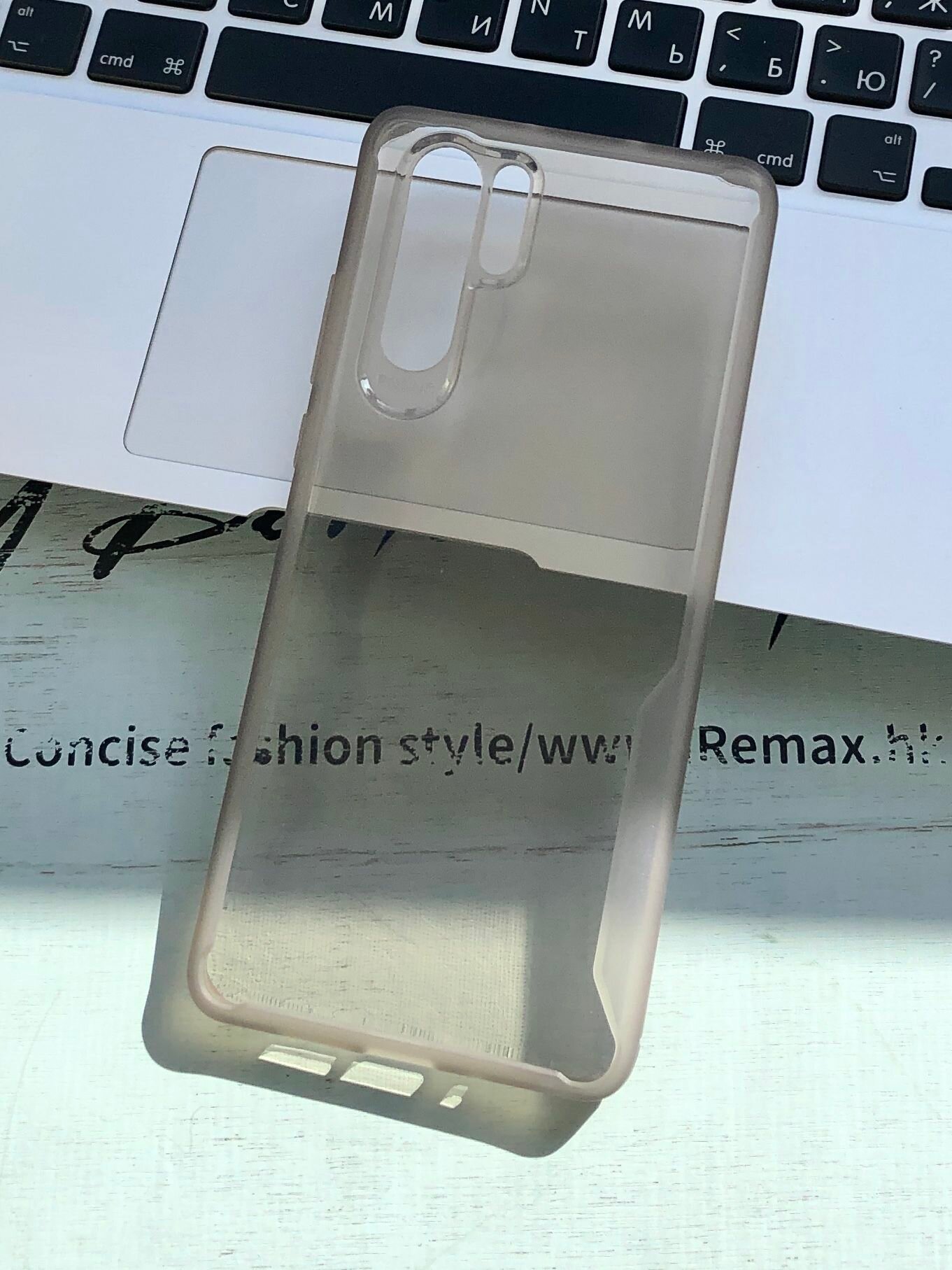 Чехол для Huawei P30 Pro (VOG-L29) / Чехол на Хуавей П30 Про Premium FOCUS CASE НЕ желтеет, тонированный прозрачный противоударный, плотный