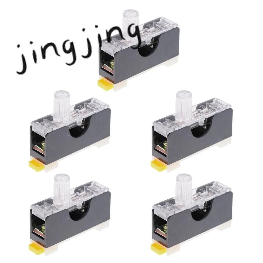 Держатель плавкой вставки с индикатором, 5 штук, для предохранителей 6x30 мм, 10 А, на DIN-рейку