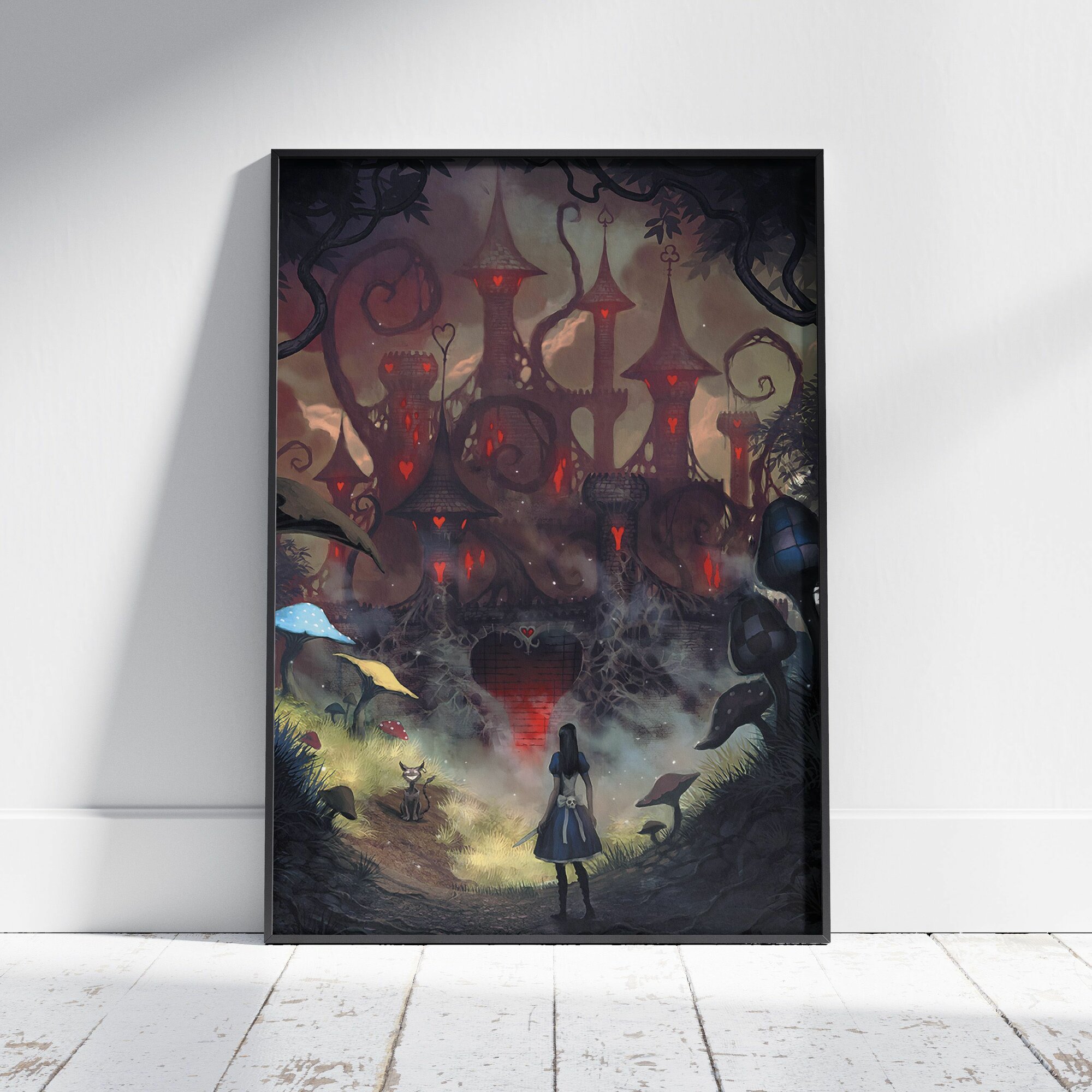 Плакат на стену для интерьера Алиса в стране кошмаров (Alice Madness Returns 14) - Постер по игре формата А3 (30x42 см)