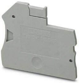 Концевая крышка - D-UT 2.5/1P, ширина 2.2мм, серый Phoenix Contact 3047154 (2шт)